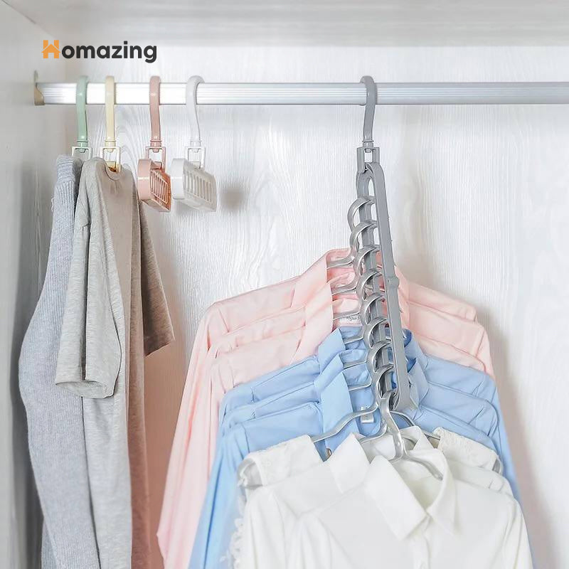 Multi Slot Hanger Closet Organizing Hanger – Homazing
