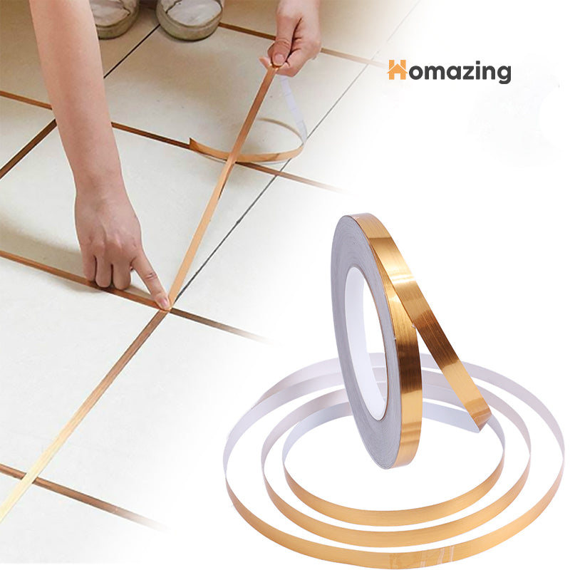 Tile Sticking Golden Tape – Homazing