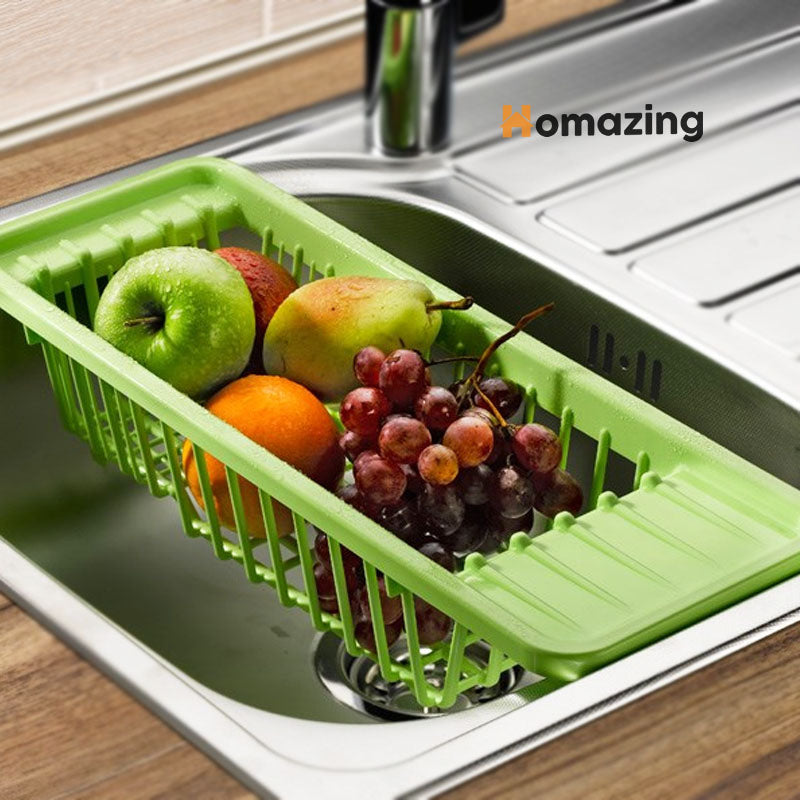 Over The Sink Dish Drainer Basket – Homazing