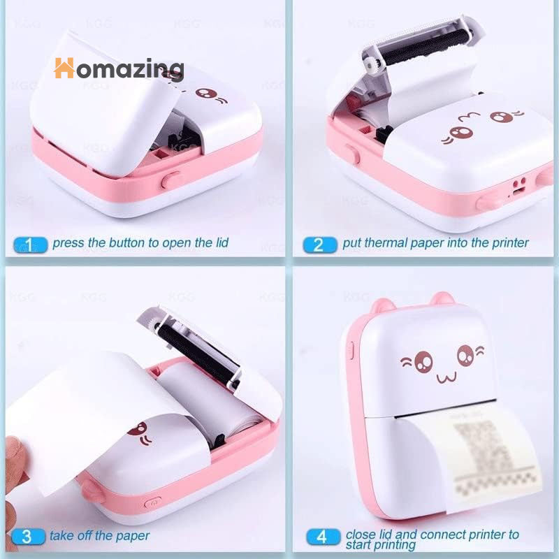 Portable Thermal Mini Photo Printer – Homazing