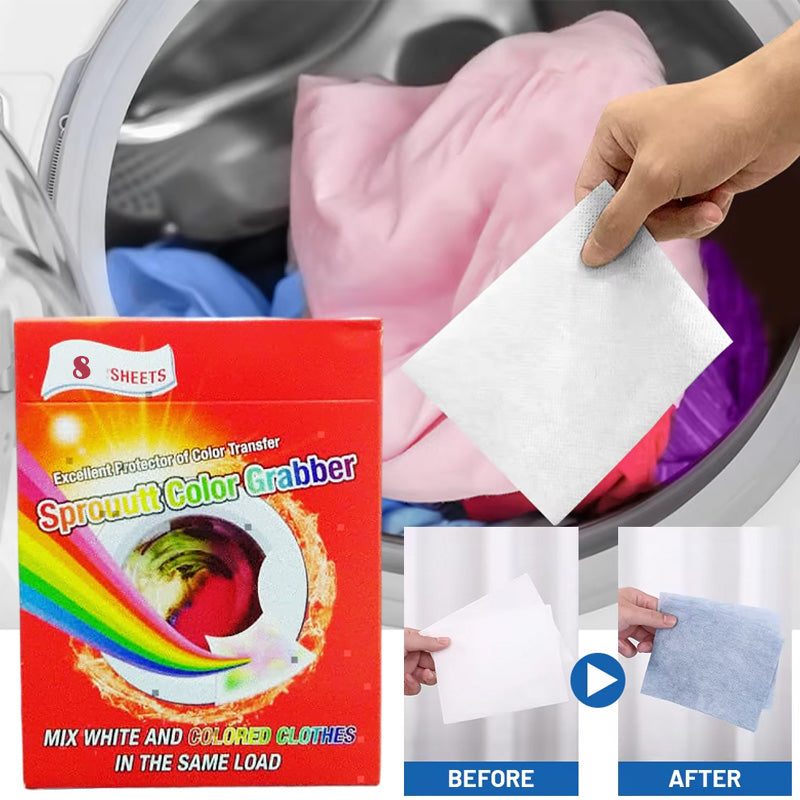 Color Catcher Grabber 8 Sheets For Laundry – Homazing