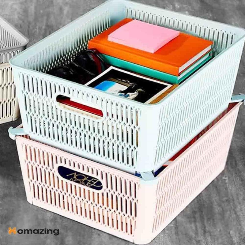 Stackable & Nestable Storage Basket – Homazing