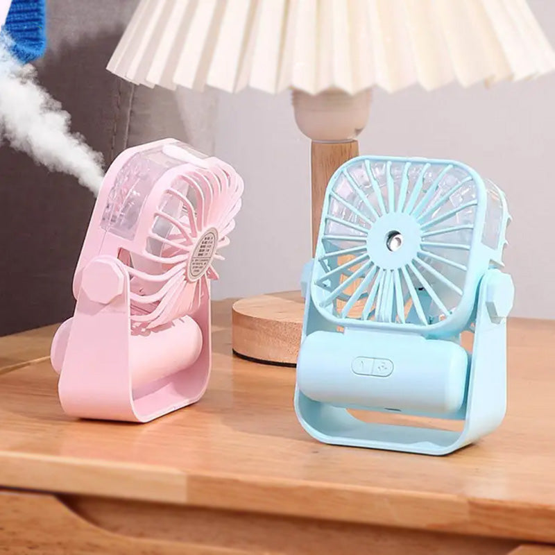 USB Desk Fan With Spray Rechargeable – Homazing