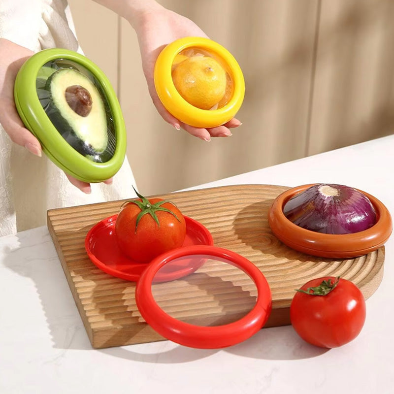 Silicone Fruit Storage Container With Twist-Off Lid Pack Of 4 – Homazing