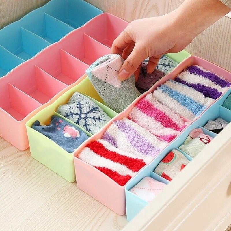Drawer Socks Organizer 5 Partition – Homazing