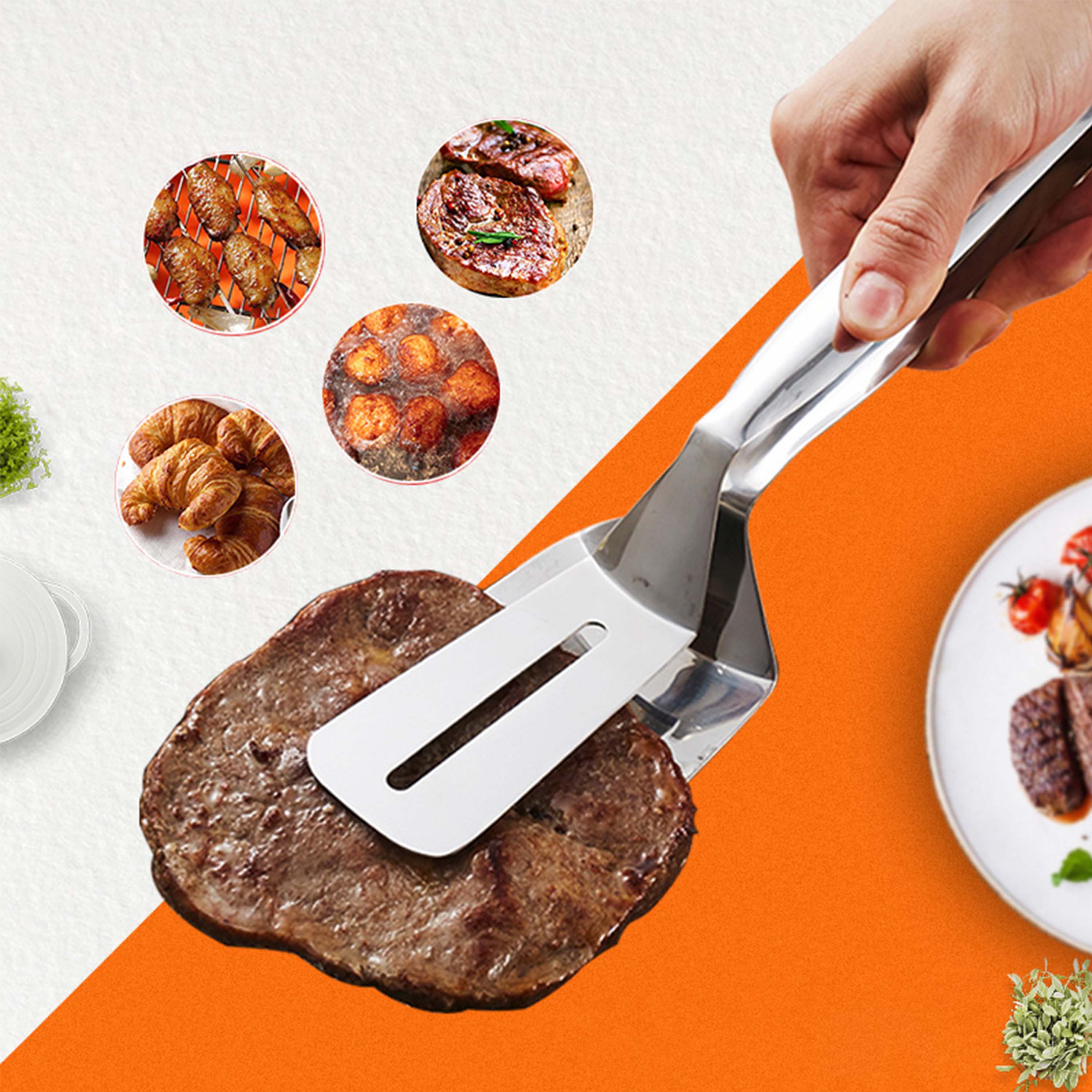 Kitchen Tong For Cooking Stainless Steel – Homazing